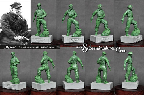 Scibor Monstrous Miniatures 35HM0044 Por. Jozef Kuras "Ogien"