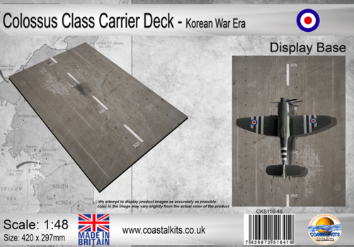 Coastal kits S116-48 Colossus Class Carrier Deck Korea
