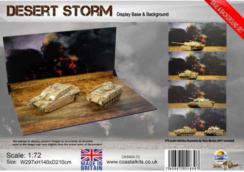 Coastal kits S803-72 Desert Storm Base & Background