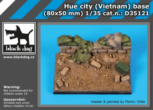 Black Dog D35121 Hue city (Vietnam) base (80x50 mm)