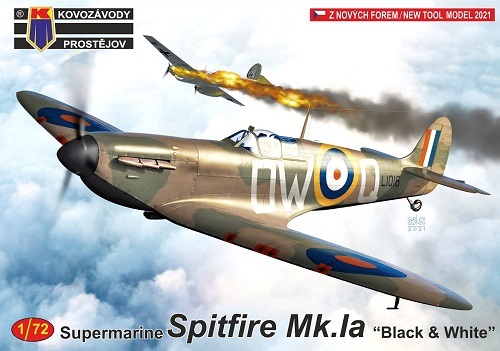 Kovozavody Prostejov 72263 Supermarine Spitfire Mk.Ia "Black & White"