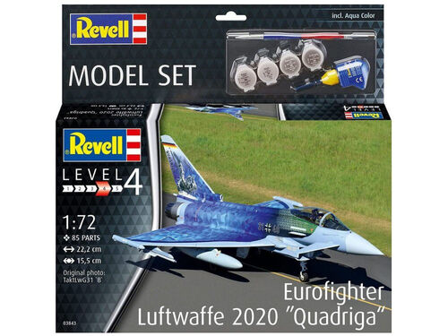 Revell 63843 Eurofighter "Luftwaffe 2020 Quadriga" - Model Set