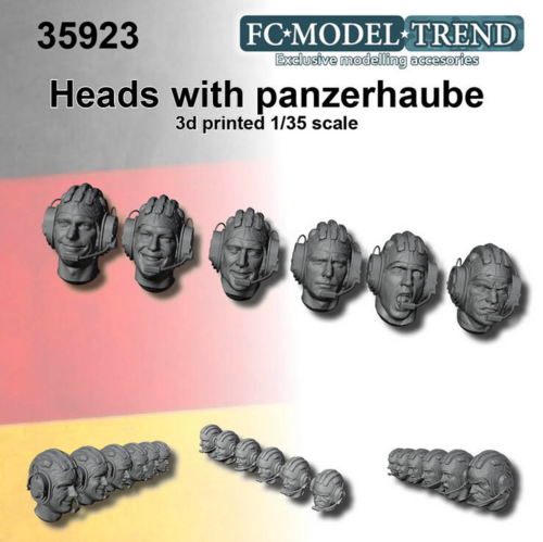 FC ModelTrend 35923 Panzerhaube heads