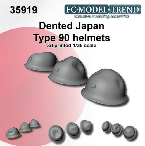 FC ModelTrend 35919 Dented Japan type 90 helmets
