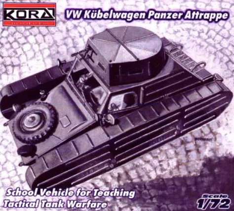 Kora Models A7218 VW Kübelwagen Panzer Attrappe