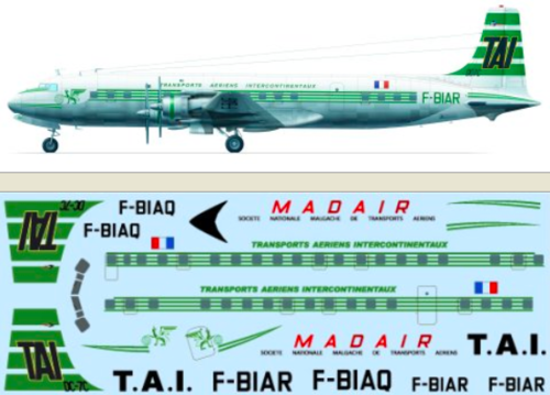 F-RSIN P3998 DC-7C - T.A.I.