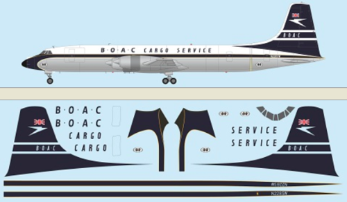 F-RSIN P4120 CL-44 - BOAC