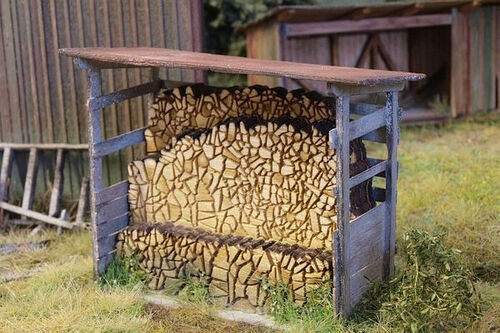Model scene 94506 Woodshed