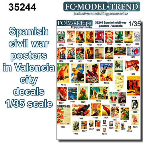 FC ModelTrend 35244 Spanish civil war posters, Valencia
