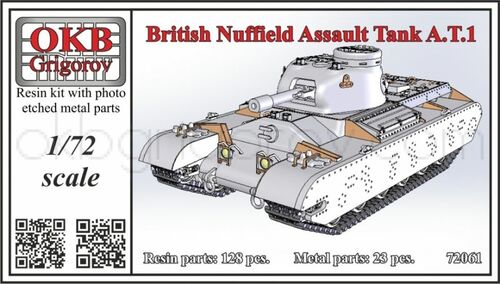 OKB Grigorov V72061 British Nuffield Assault Tank A.T.1