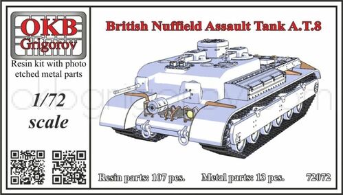 OKB Grigorov V72072 British Nuffield Assault Tank A.T.8