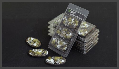 GamersGrass GGB-WO75 Winter Bases Oval 75mm (x3)