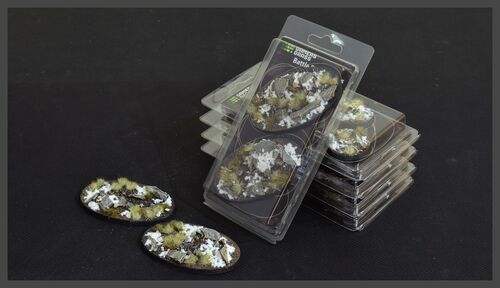GamersGrass GGB-WO90 Winter Bases Oval 90mm (x2)
