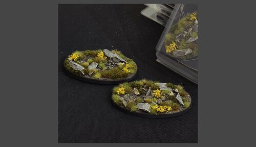 GamersGrass GGB-HLO90 Highland Bases Oval 90mm (x2)