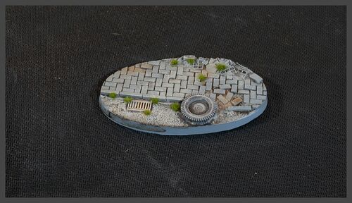 GamersGrass GGB-UWO90 Urban Warfare Bases Oval 90mm (x2)