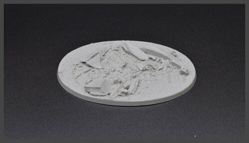 GamersGrass GGRB-RFO105 Rocky Fields Resin Bases Oval 105mm