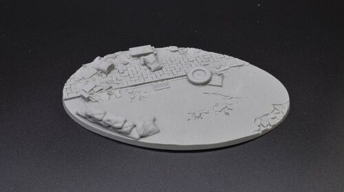 GamersGrass GGRB-UWO170 Urban Warfare Resin Bases Oval 170mm