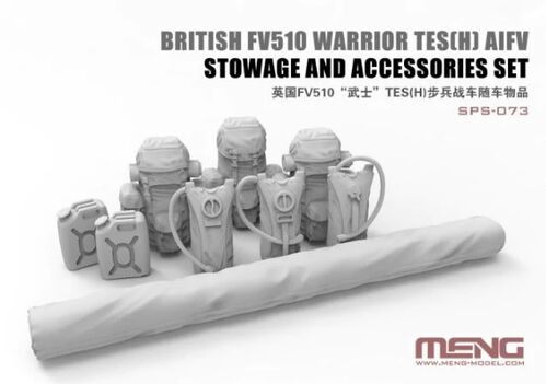Meng Model SPS-073 British FV510 Warrior TES[H] AIFV Stowage & Accessories Set