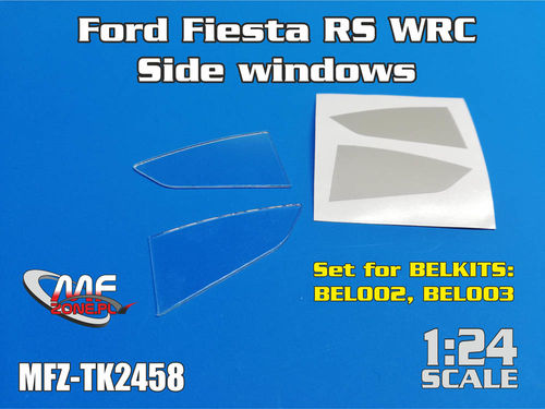 MF-Zone TK2458 Ford Fiesta RS WRC / s2000 - Side windows for BELKITS