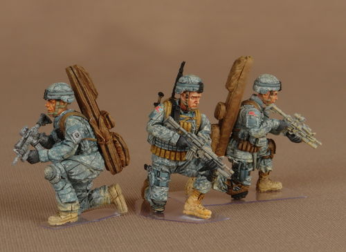 SOGA Miniatures USA015 Snipers group 82-st Airborne Division 3 figures