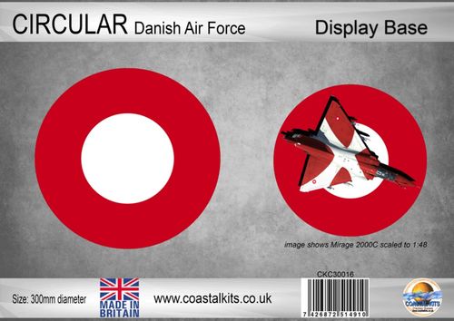 Coastal kits C30016 Circular Display Base Danish Air Force 300mm
