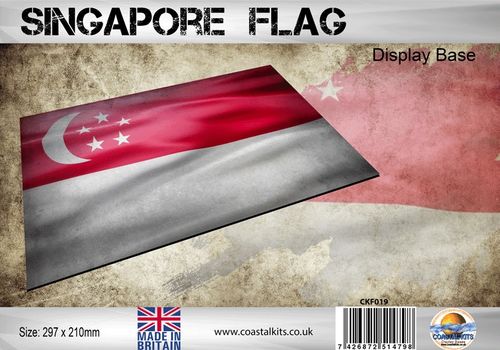 Coastal kits F019 Singapore Flag 297 x 210mm