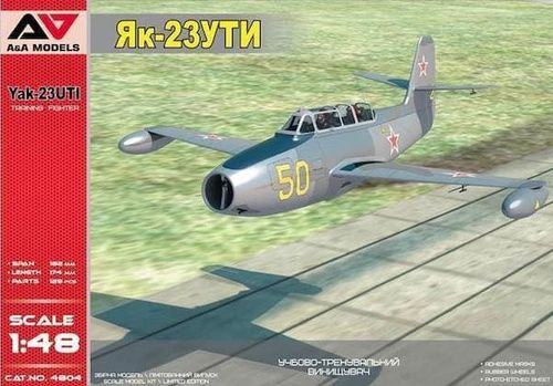 A & A Models 4804 Yakovlev Yak-23 UTI Training Fighter