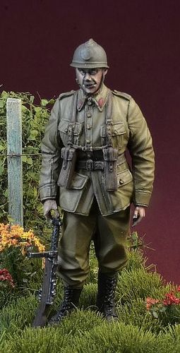D-DAY miniature studio 35136 WWII Belgian Infantryman, Belgium 1940