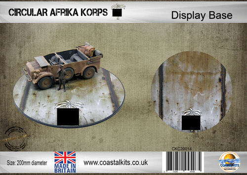 Coastal kits C20014 Circular Display Base Afrika Korps 200mm