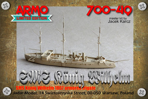 Armo 700-49 SMS Konig Wilhelm 1867 armored frigate