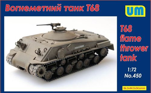 Unimodels 450 T68 flame thrower tank