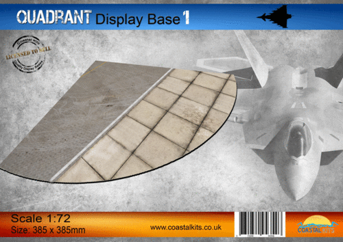 Coastal kits Q100-72 1:72 Quadrant Display Base 1 385 x 385mm