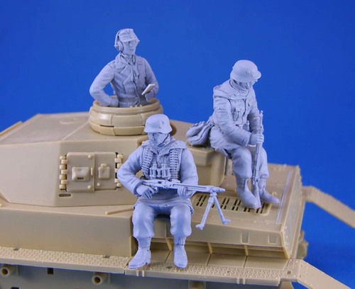 Legend LF0116 WWII German Tank Crew and Riders set 3 Figures