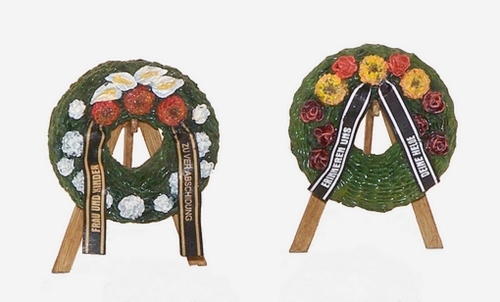 Plus Model 4045 Funeral wreaths with easels