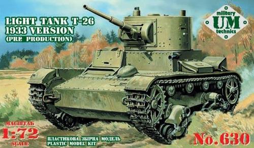 UM MT 630 Soviet T-26 light tank version 1933 (pre-production)