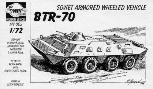 Planet Models MV002 BTR-70 Sov.armored wheeled veh.