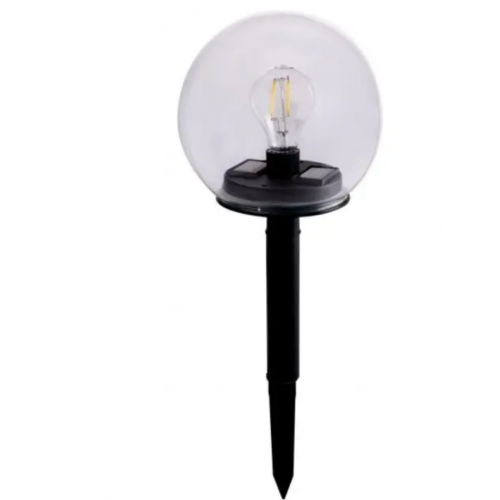 Lampa solarna lopta staklena 18x33cm