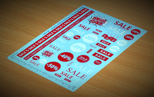 Matho Models 80011 Window Stickers "SALE"