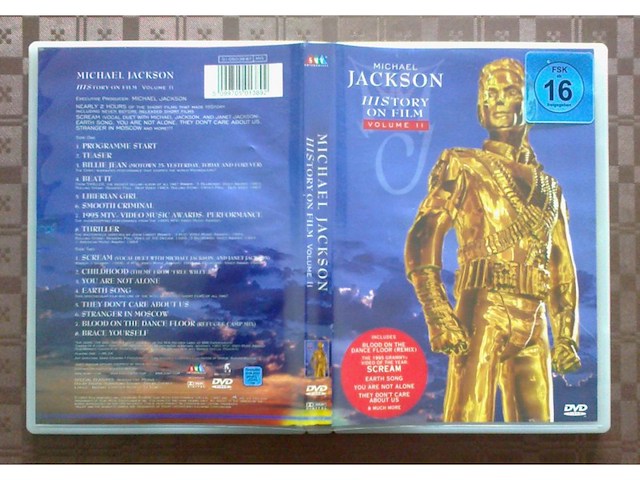 MICHAEL JACKSON - HIStory On Film Volume II (DVD) UK