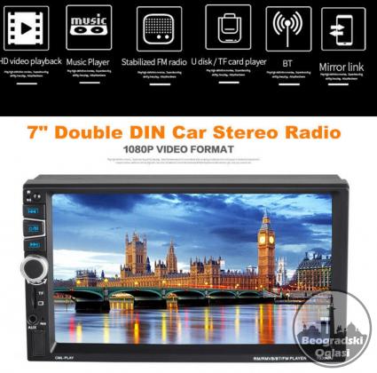 2-DIN Bluetooth multimedia, 7 inča / 4x45W (CTC 7030)