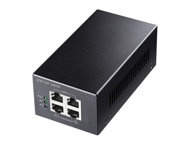 Cudy POE220 2x 30W Gigabit PoE+/PoE Injector, 802.3at/802.3af Standard, Data Power 100 Meters, Metal