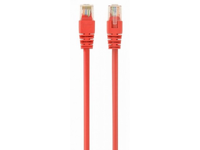 PP12-1M/R Gembird Mrezni kabl, CAT5e UTP Patch cord 1m red