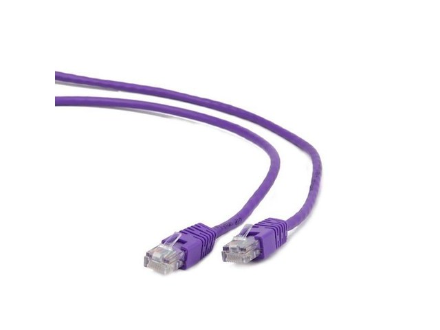 PP12-0.25M/V Gembird Mrezni kabl, CAT5e UTP Patch cord 0.25m violet