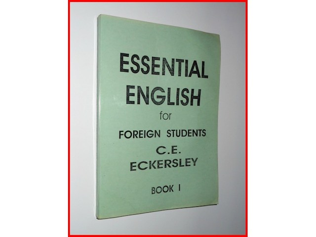 Essential English for Foreign Students, Book 1