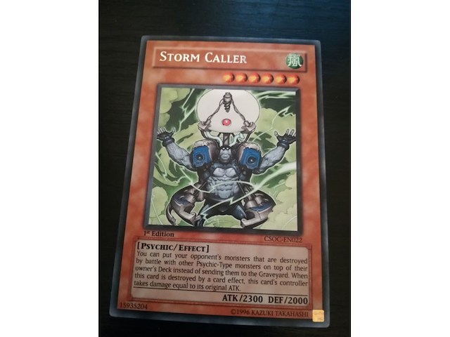 Yu-GI-OH!- Storm Caller (Rare)