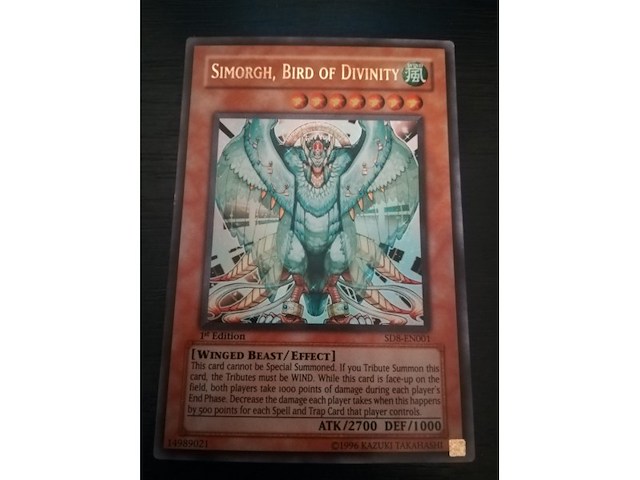 Yu-GI-OH!- Simorgh, Bird of Divinity (Ultra rare)