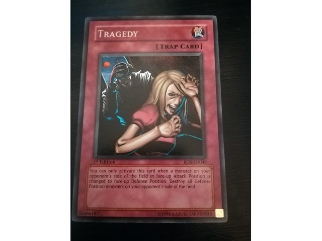 Yu-GI-OH!- Tragedy (Super rare)