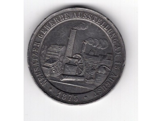 Medalja Austrougarska, Novi Sad, 1875. retko