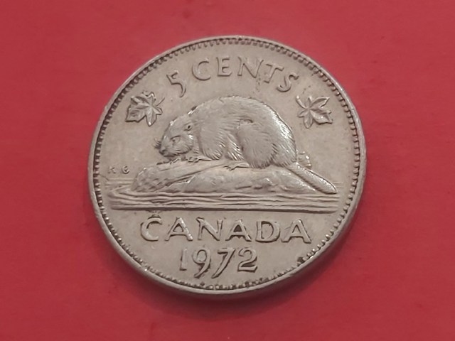 Kanada  - 5 cent 1972 god