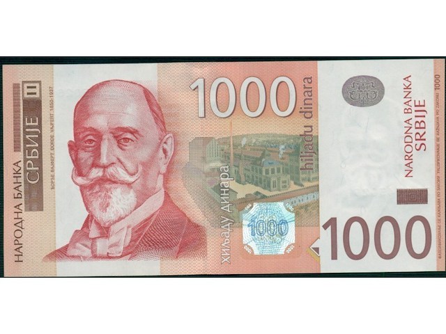 1000 dinara 2006 UNC ZA zamenska